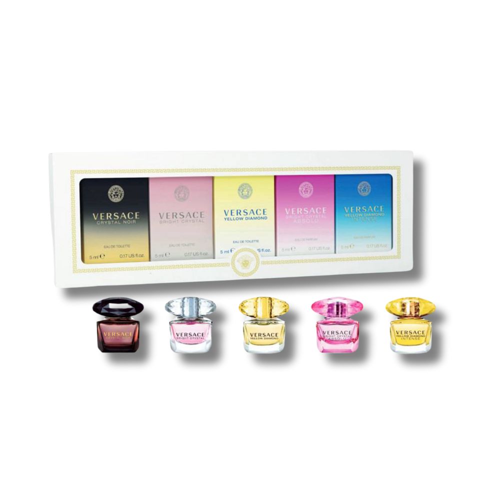 Versace Dama miniaturas set 5 pzas 5 ml – SoloFragancias